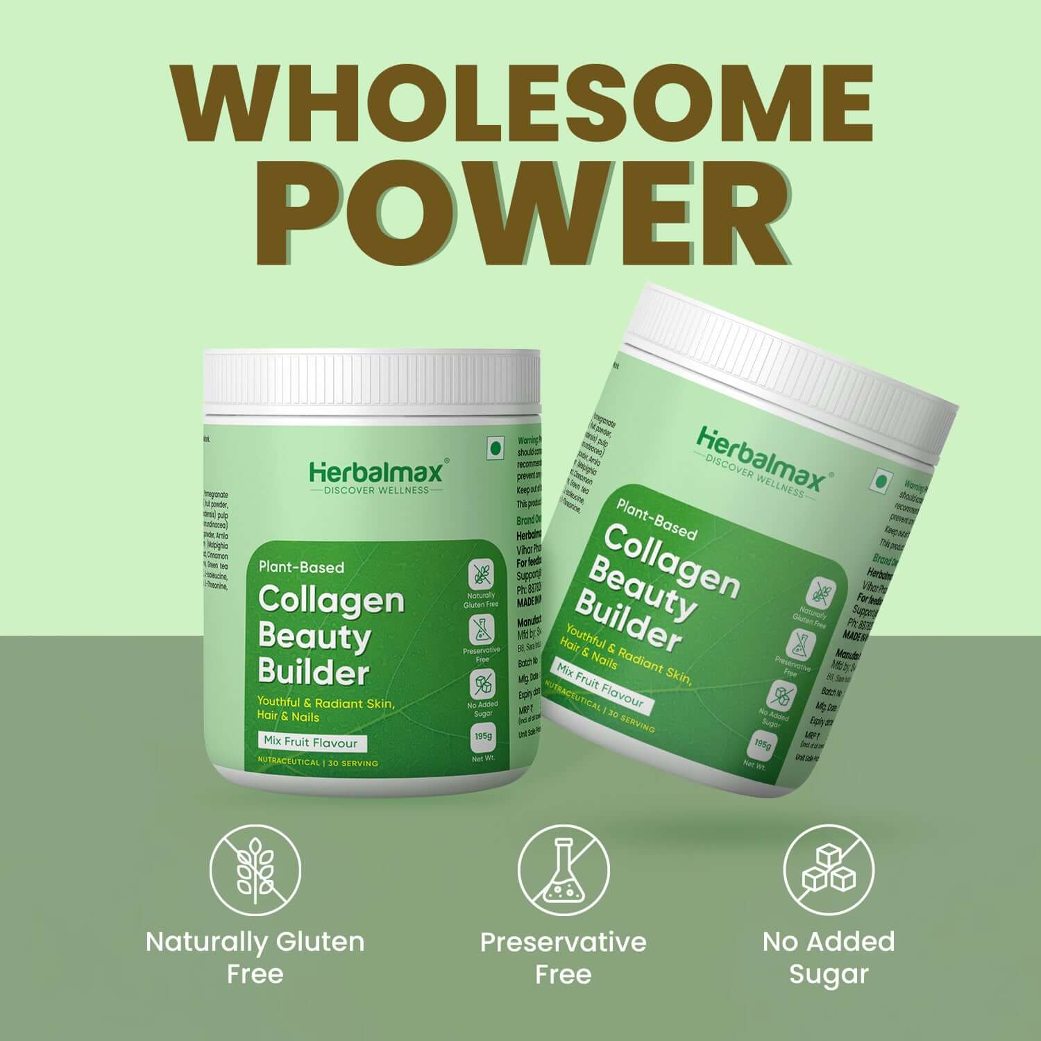 Buy Plant Based Collagen Powder – Natural Collagen - Herbalmax