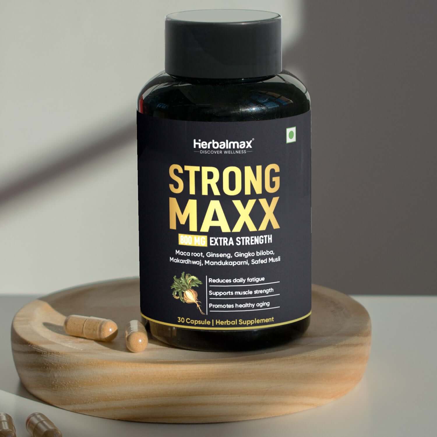 Strong Maxx Maca Root Capsules for Performance Booster|Herbalmax